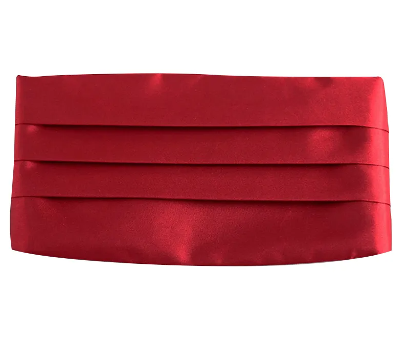 Mens Maroon Adjustable Cummerbund – Tie Store Australia